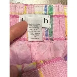 da-sh | Skirts | Dash Plaid Mini Skirt Women Small Pink Multi Button ...